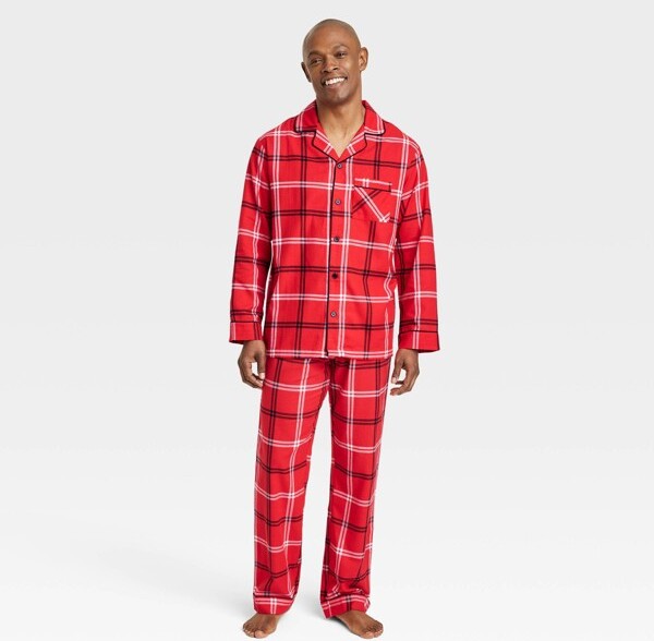 Men's Plaid Flannel Matching Family Pajama Set - Wondershop™ Red ...