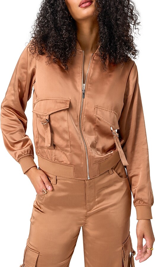 Sanctuary Silky Utility Bomber Jacket - ShopStyle