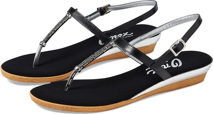 Onex Ava (Black/Silver) Women's Sandals - ShopStyle