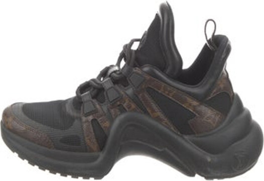 Louis Vuitton Leather Chunky Sneakers - ShopStyle