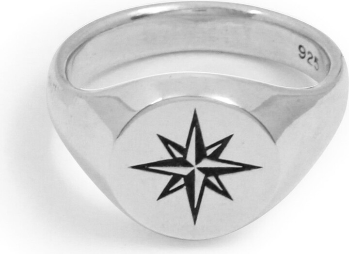 Futaba Hayashi - Compass Signet Ring - Sterling Silver - ShopStyle
