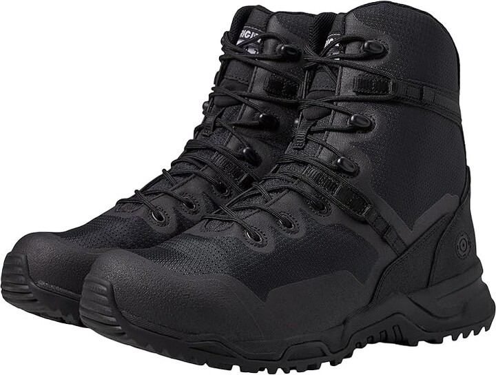 Original S.W.A.T. Alpha Fury 8 Side Zip Safety Toe (Black) Work Boots ...