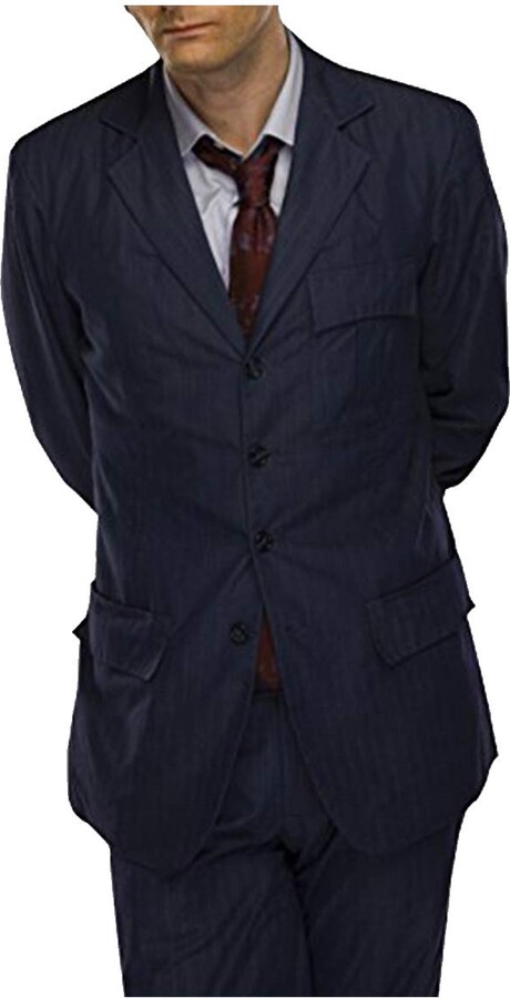 NM-Fashions Tenth Doctor David Tennant Blue Suit for Men - ShopStyle