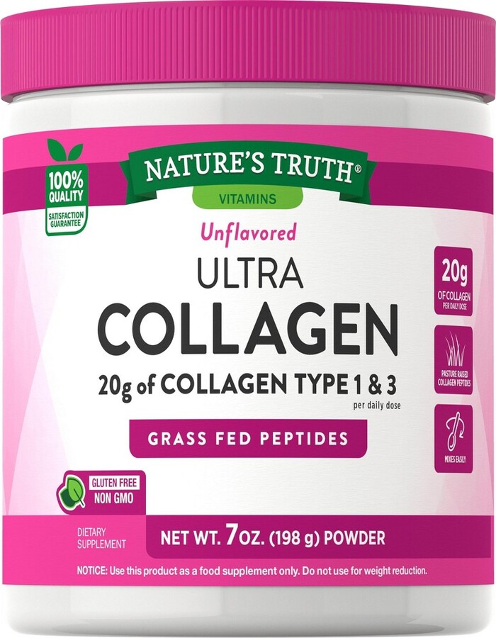 Nature's Truth Ultra Collagen Powder | 7 oz | Type I and III ...