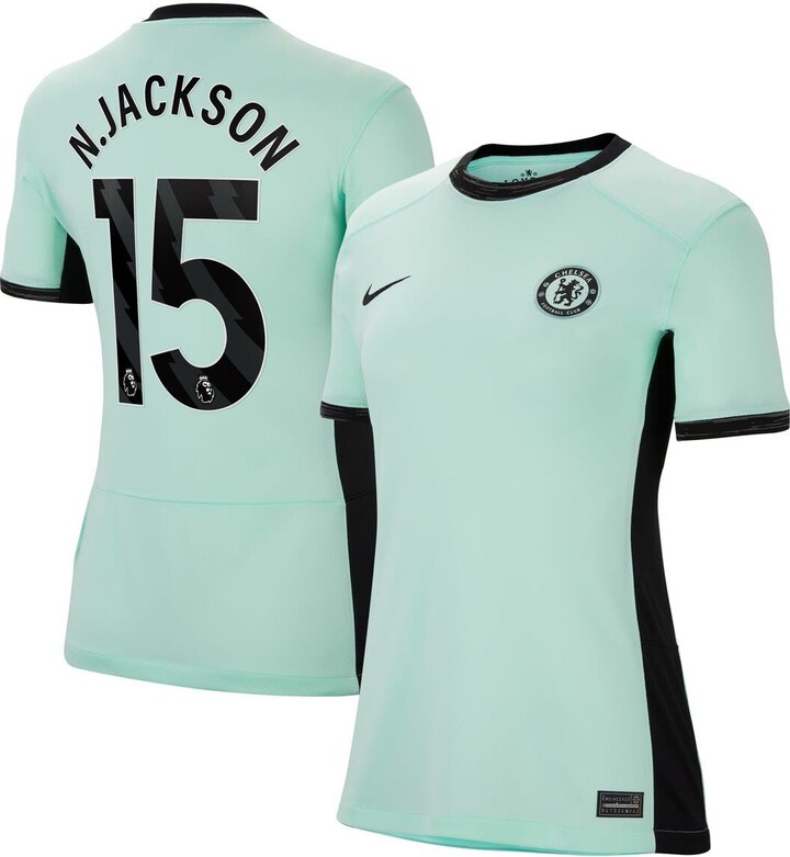Nike Women's Nicolas Jackson Mint Chelsea 2023/24 Third Stadium Replica ...