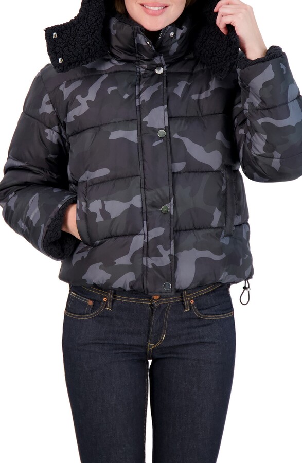 Sebby Reversible Faux Shearling Puffer Jacket - ShopStyle