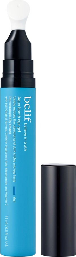 belif Aqua Bomb Depuffing Eye Gel with Caffeine + Hyaluronic Acid 0.5 ...