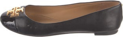Tory Burch Leather Ballet Flats - ShopStyle
