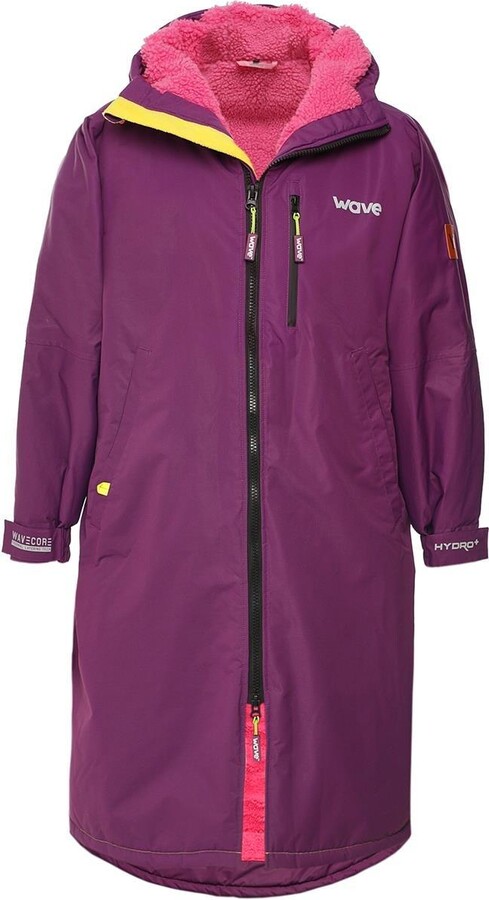 Wave Spas Long Sleeve Changing Robe - Purple - ShopStyle Tops