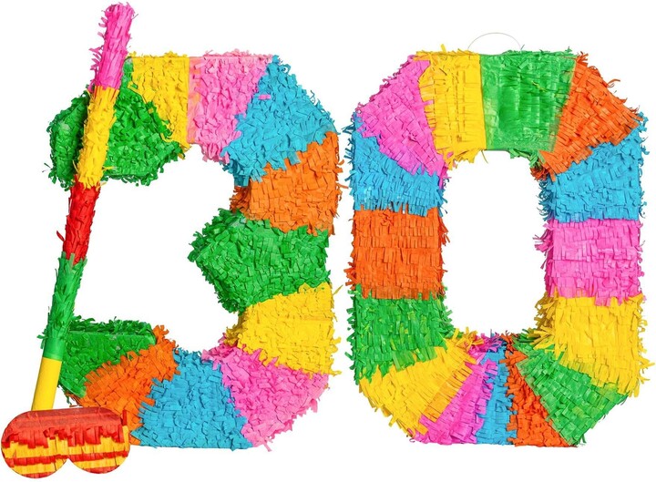 Fax Potato Pinata Set with Stick & Blindfold 30th Birthday ...