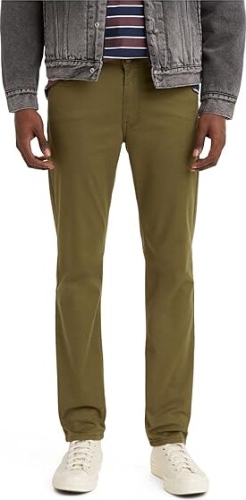 Levi's(r) Mens 511 Slim (Dark Olive S Sorbtek 365 Twill) Men's Jeans ...