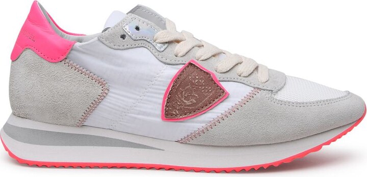 Philippe Model Trpx White Tech Fabric Sneakers - ShopStyle