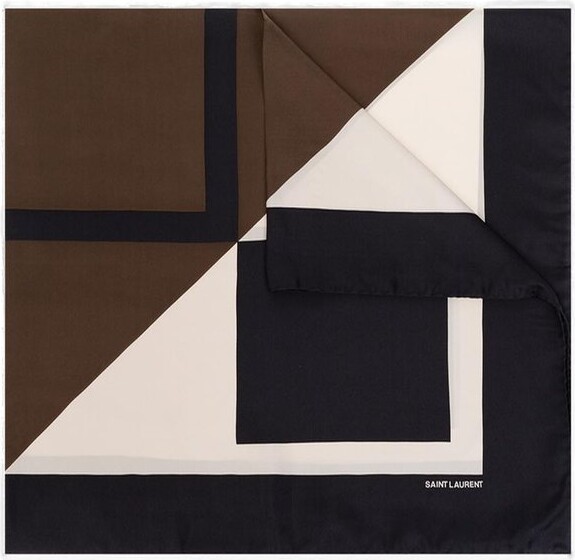 Saint Laurent Logo Detailed Scarf - ShopStyle Scarves & Wraps