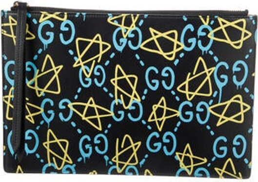 Gucci GucciGhost Zip Pouch - ShopStyle Clutches