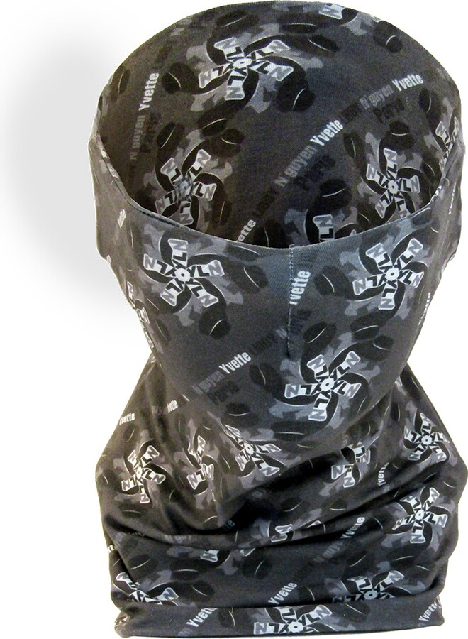 Yvette LIBBY N'guyen Paris - Yvette Guard - Scarf Mask Multi-Function - Iron Gate Grey - ShopStyle