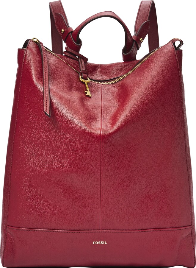 Fossil Women's Elina Leather Convertible Backpack - ShopStyle