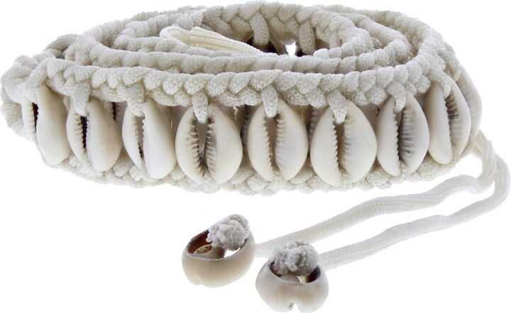 Zac's Alter Ego Alternative Retro Tie Up Sea Shell & Rope Belt - ShopStyle