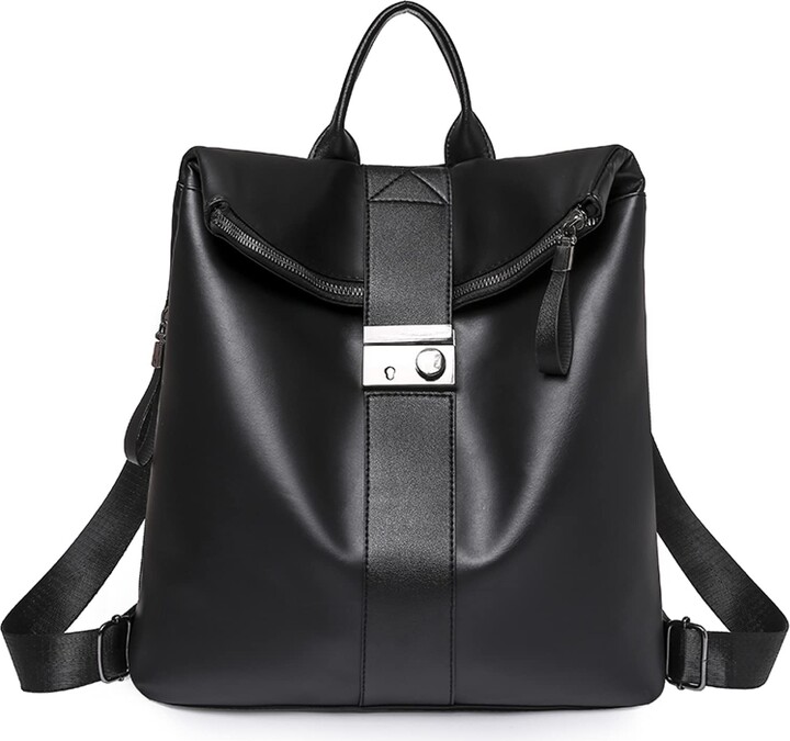 LEMITA Soft Touch Multi-Function Small Backpack Female Ladies Shoulder Bag Girl Purse Women ...