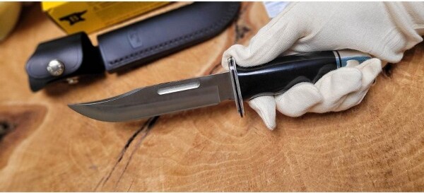 Buck Knives 119 Special Black 420 HC Stainless Steel 10.5 in. Fixed ...