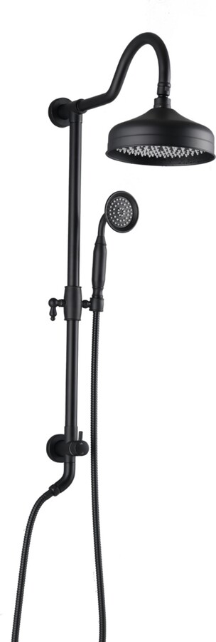Simplie Fun Shower Head With Handheld Shower System With 8" Rainfall ...