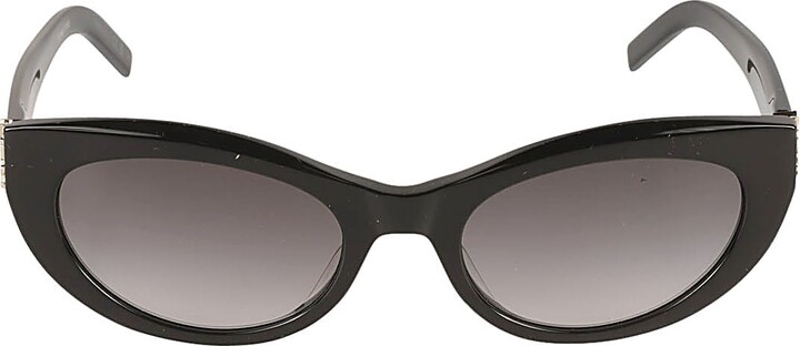 Saint Laurent Eyewear Ysl Hinge Oval Frame Sunglasses - ShopStyle