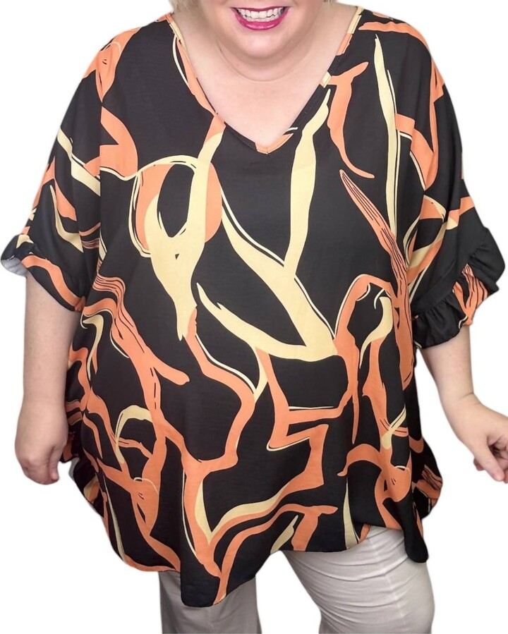 Miss Bold Glam Hour Curvy Top In Black - ShopStyle