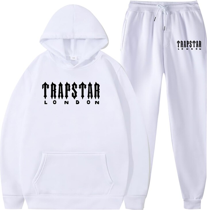 Silver Basic Trapstar Tracksuit Mens Full Set Trapstar Hoodie and Pants Jogging Suit Sportswear ...