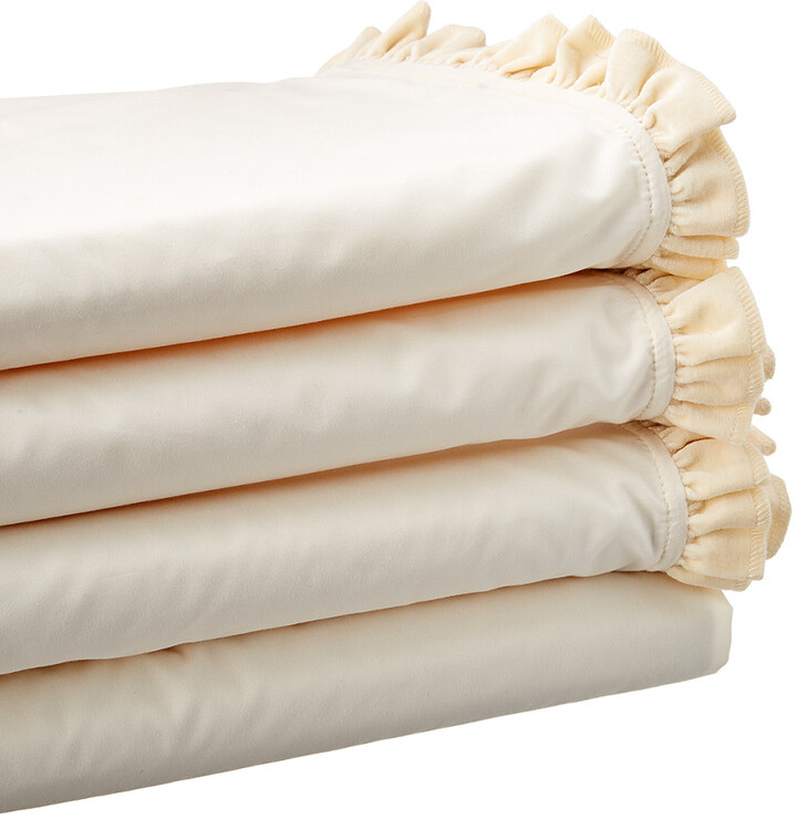 Boho Bed Velvet Ruffle Sheet Set - ShopStyle