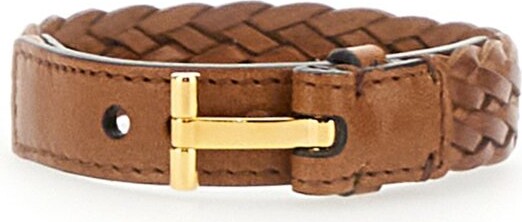 Tom Ford Logo Plaque Braided Bracelet - ShopStyle Jewelry