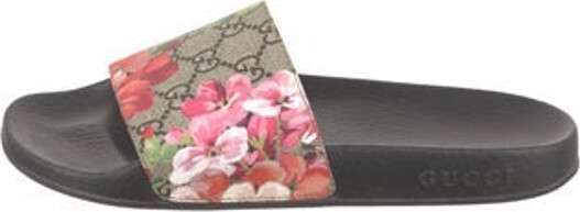Gucci Blooms Print Slides - ShopStyle