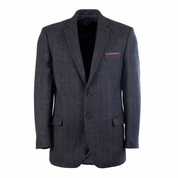 Brook Taverner Men's Ross Sb2 Side Vents Classic Tweed Jacket (44 ...