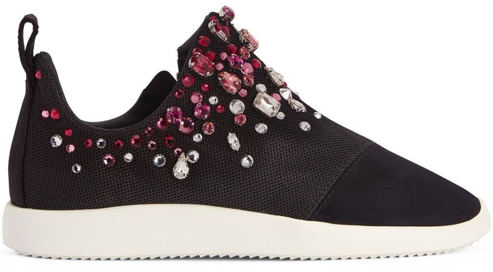 Giuseppe Zanotti Alena crystal-embellished sneakers - ShopStyle