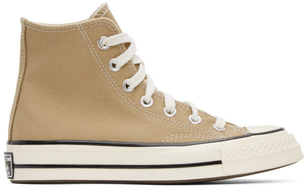 Converse Tan Chuck 70 High Sneakers - ShopStyle