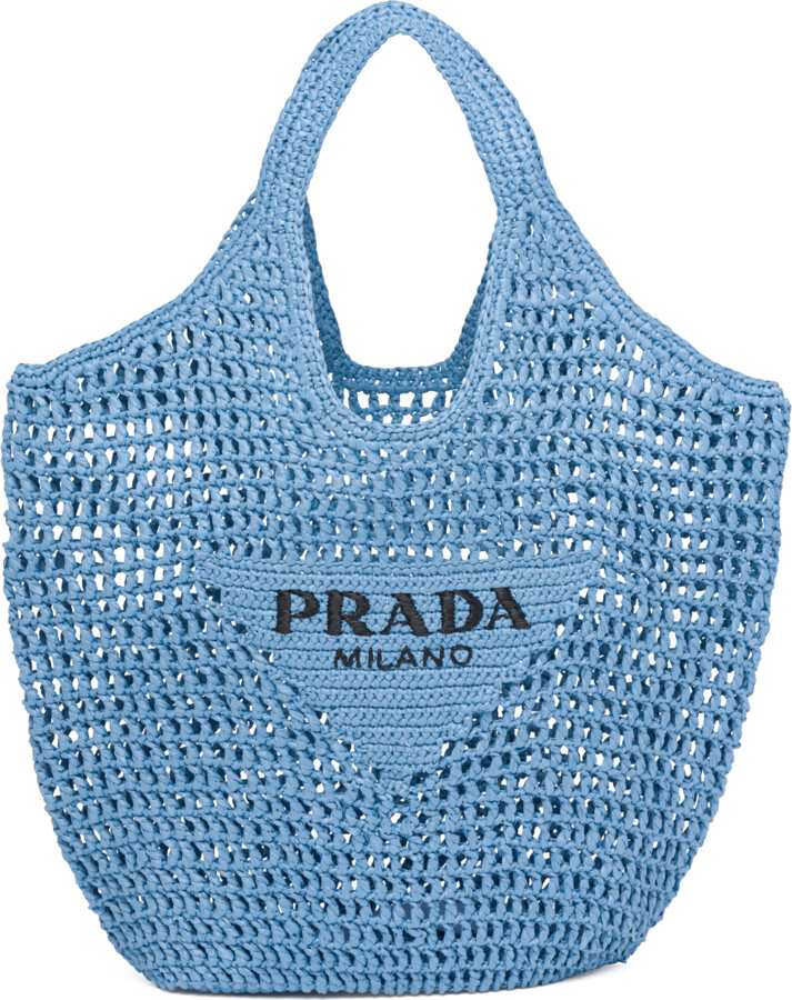 Prada Raffia Tote Bag - ShopStyle
