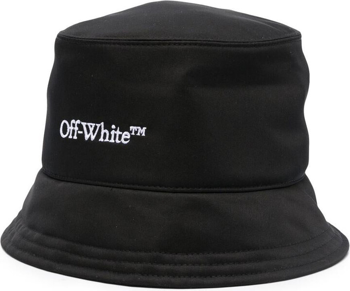 Off-White Logo bucket hat - ShopStyle