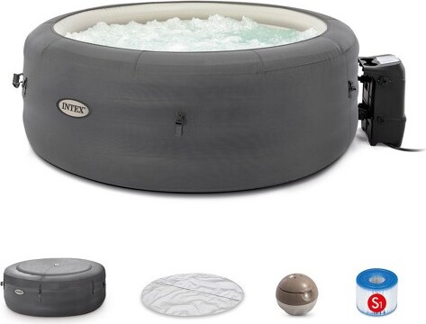Intex 28483E SimpleSpa Bubble Massage Spa: Includes Insulated Cover ...