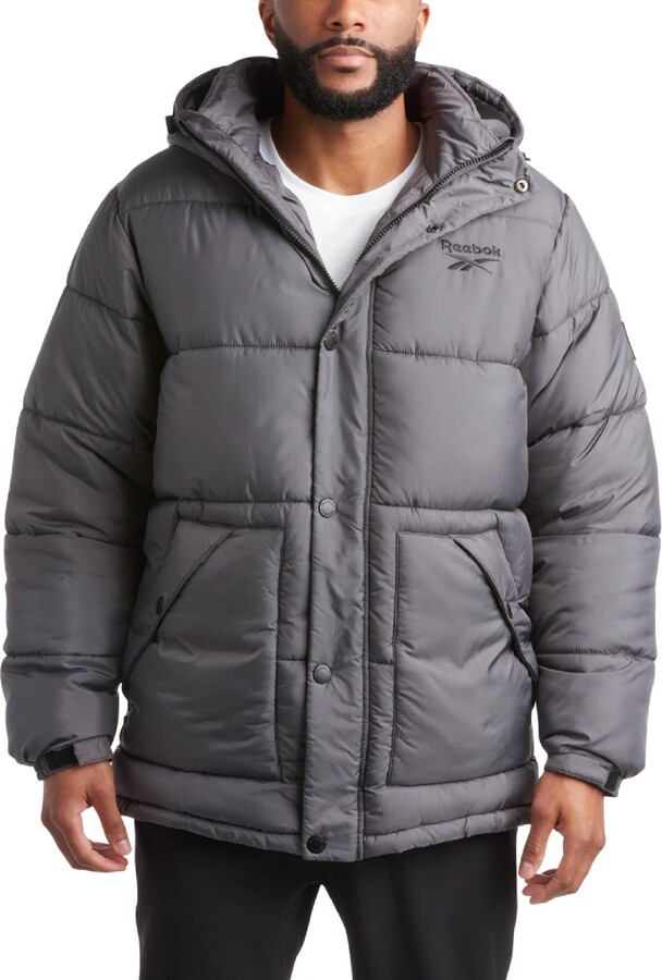 Reebok Men Winter Jacket - Puffer Parka Coat - Heavyweight Ski Jacket ...