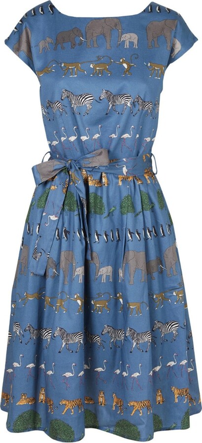 Palava Beatrice Cap - Blue Walking Zoo Dress - ShopStyle