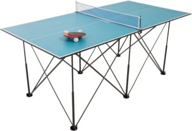 Ping Pong Pop up Foldable Indoor Table Tennis Table with Paddles and ...
