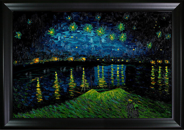 Museum Masters Starry Night Over The Rhone By Vincent Van Gogh ...