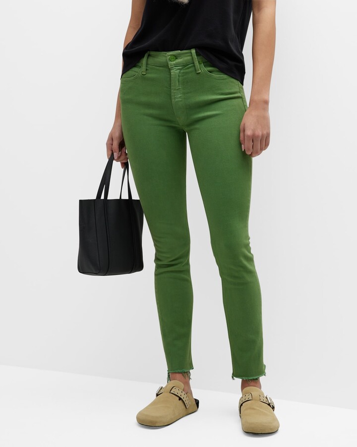 Mother The Mid Rise Dazzler Ankle Fray Jeans - ShopStyle