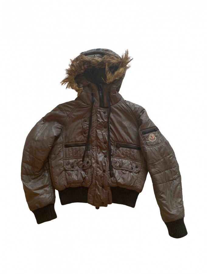 Moncler grey Wool Jackets - ShopStyle