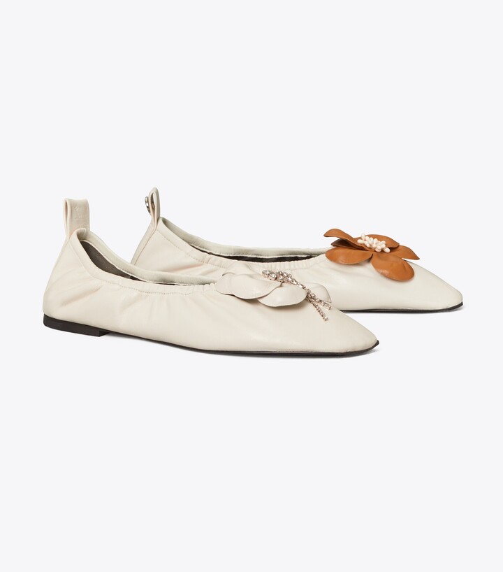 Tory Burch Flower Ballet Flat - ShopStyle