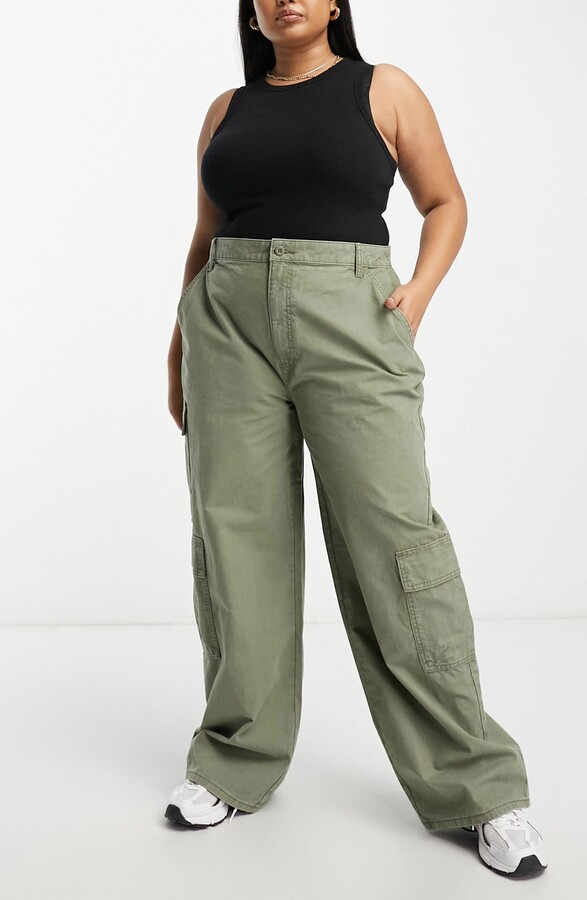 ASOS DESIGN Curve Oversize Cargo Pants - ShopStyle