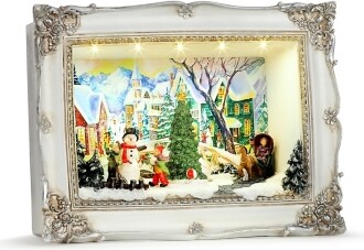 Mr. Christmas Animated Shadow Box Scenes - Village - ShopStyle Winter Decor