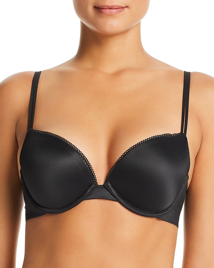 Female Calvin Klein Liquid Touch Push-Up Plunge Bra - ShopStyle
