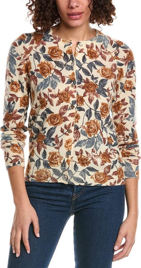 Minnie Rose Pleated Raglan Cashmere Cardigan - ShopStyle