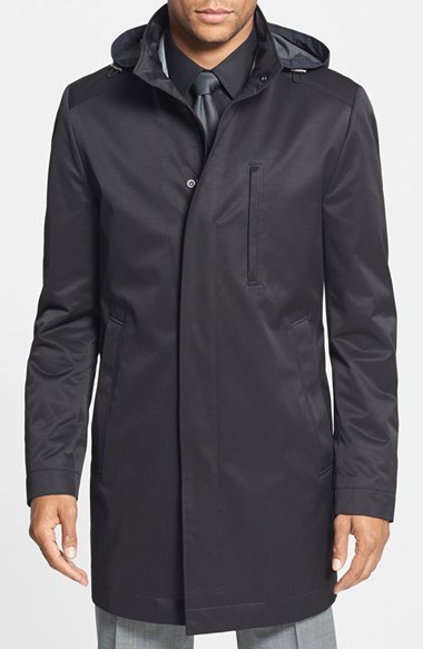 HUGO BOSS 'The Donal' Trim Fit Raincoat - ShopStyle