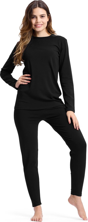 BAMBOO COOL Thermals Base Layer Women Thermal Womens Bamboo Winter Wear ...