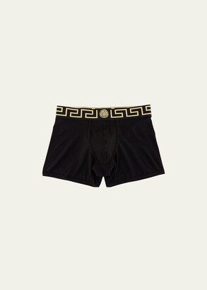 Versace Greca Border boxer briefs - ShopStyle